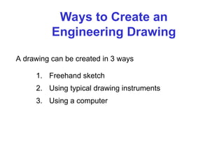 Introduction to Technical Drawing for Engineers and Technologists | PPT