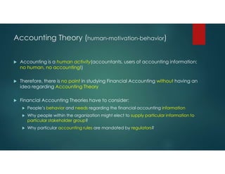 Chapter 01 Introduction to Financial Accounting Theory and Accounting ...