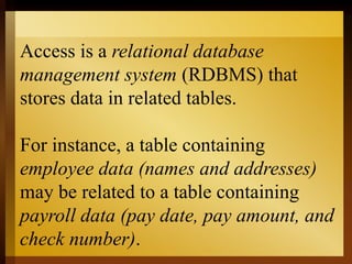 Chapter 01 Introduction to Microsoft Access.ppt