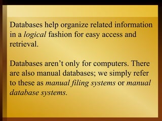 Chapter 01 Introduction to Microsoft Access.ppt