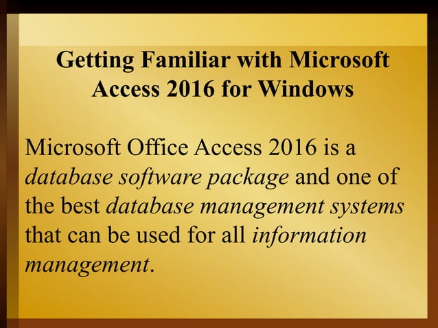 Chapter 01 Introduction to Microsoft Access.ppt