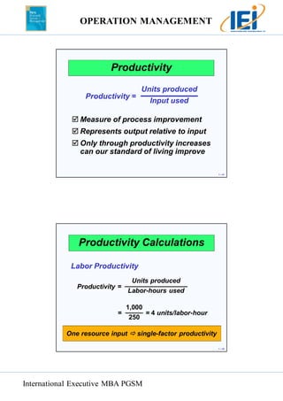 Chapter 01 operations_and_productivity | PDF