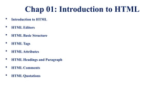 Chapter 01 Outline Introduction to HTML.pptx