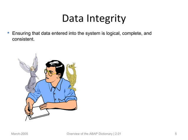 Chapter 01 overview of abap dictionary1 | PPT