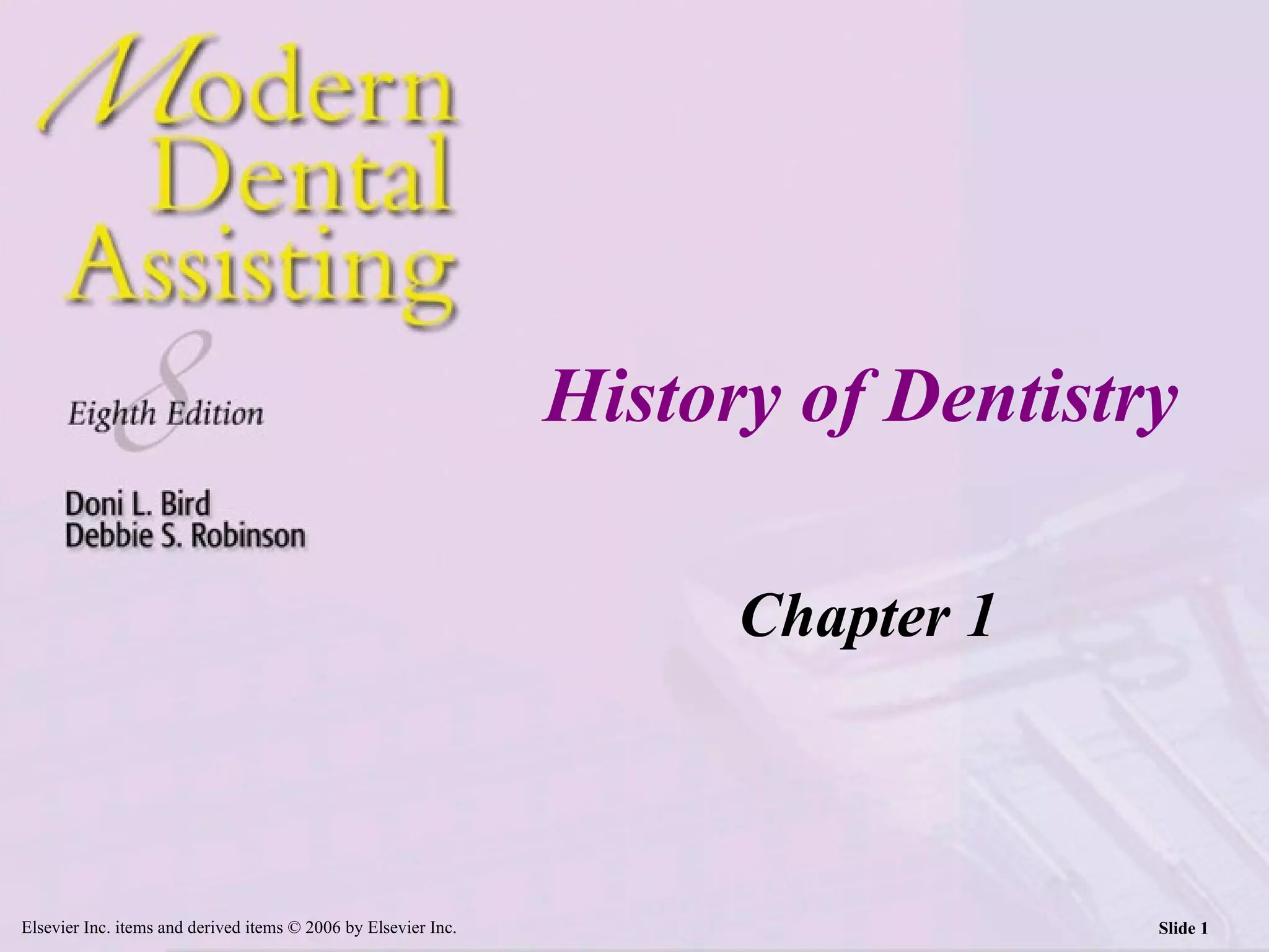 History of Dentistry | PPT