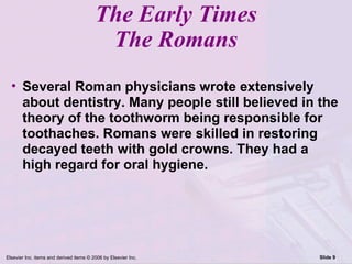 History of Dentistry | PPT