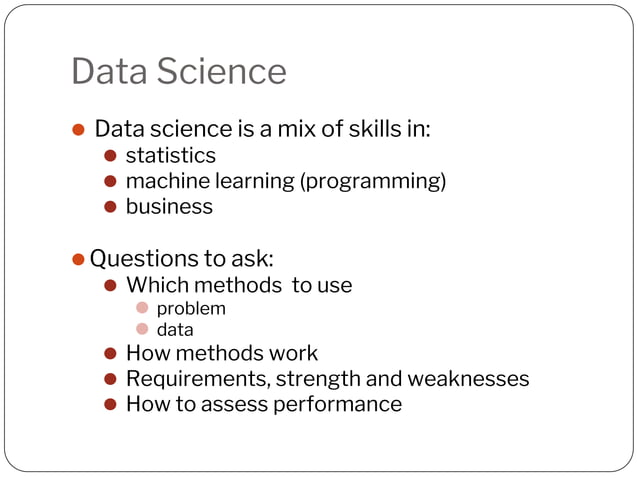 Chapter 01 R: data analysis using R software | PPTX