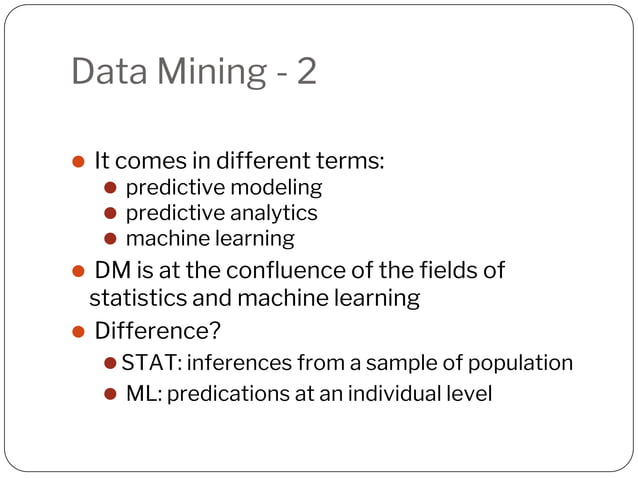 Chapter 01 R: data analysis using R software | PPTX