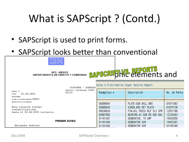 sap script overview | PPT