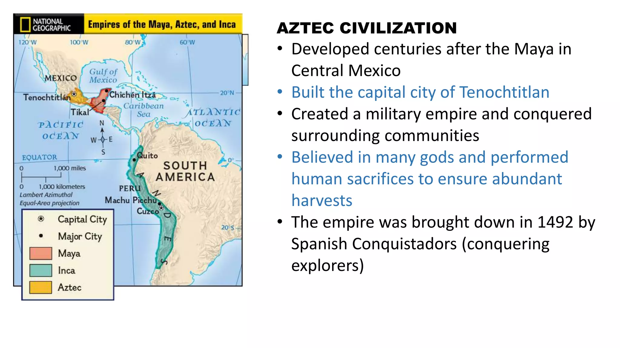 Mesoamerica: Aztec, Maya, Inca | PPTX