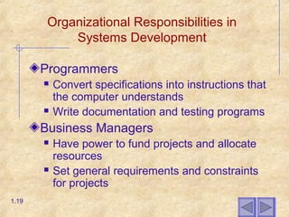 Chapter01 the systems development environment | PPT