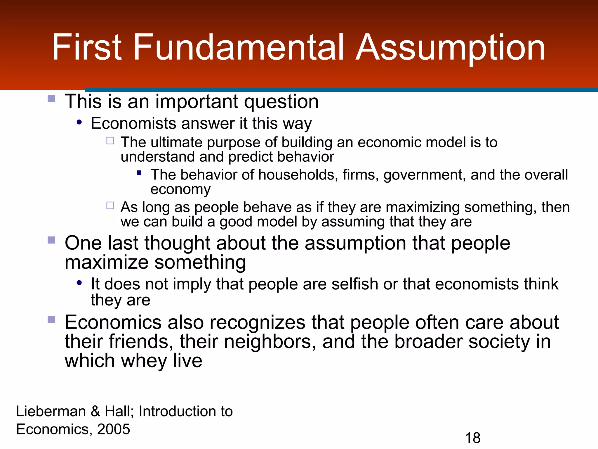 Chapter 01 what is economics | PPT