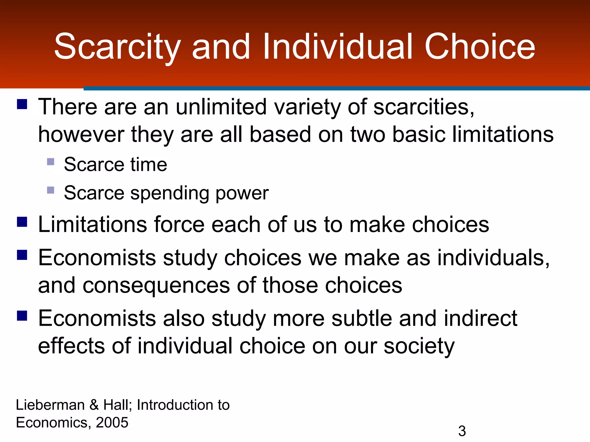 Chapter 01 what is economics | PPT