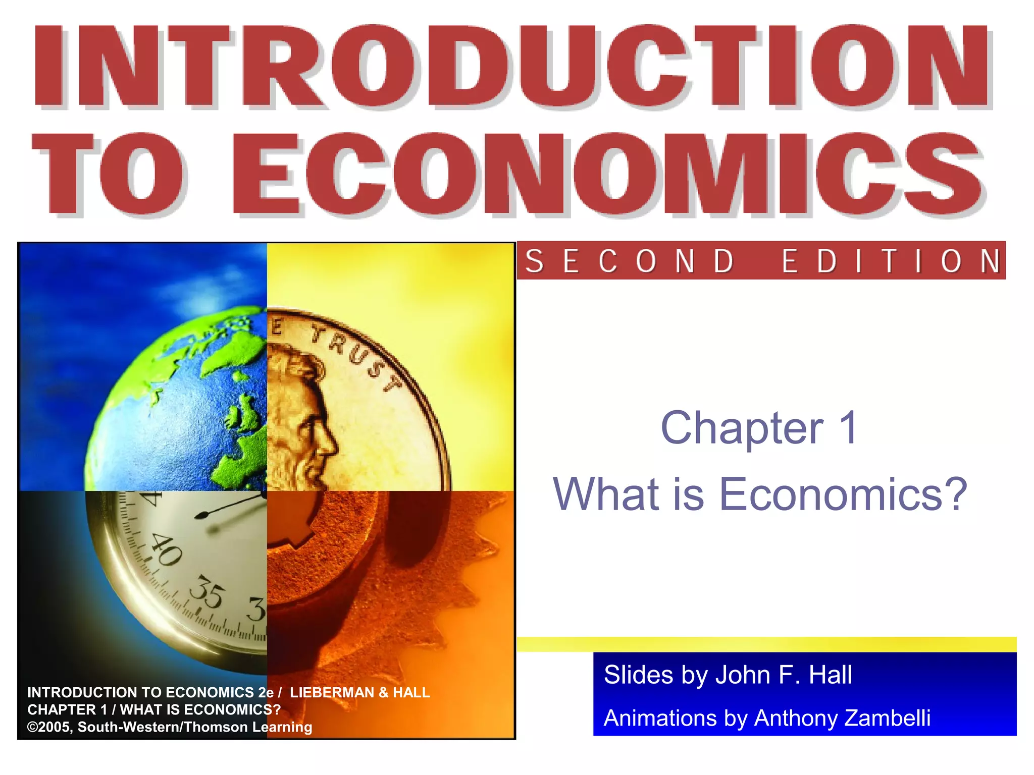 Introduction to Economics Chapter 1 | PPT