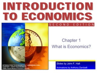 Introduction to Economics Chapter 1 | PPT