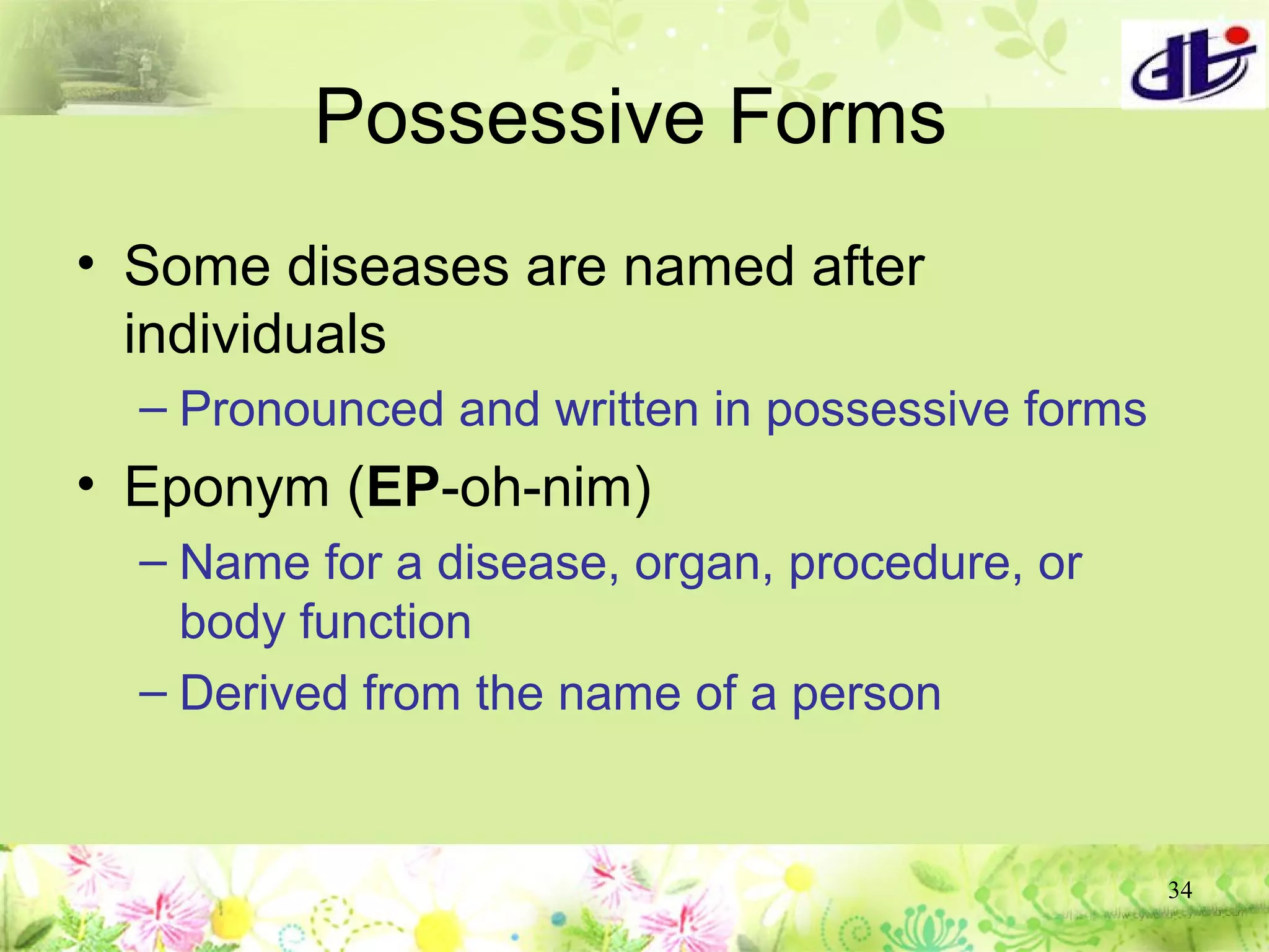 Chapter01 wordbuildingrules Terminology | PPT