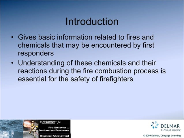Chapter 02-Fire Chemistry | PPT
