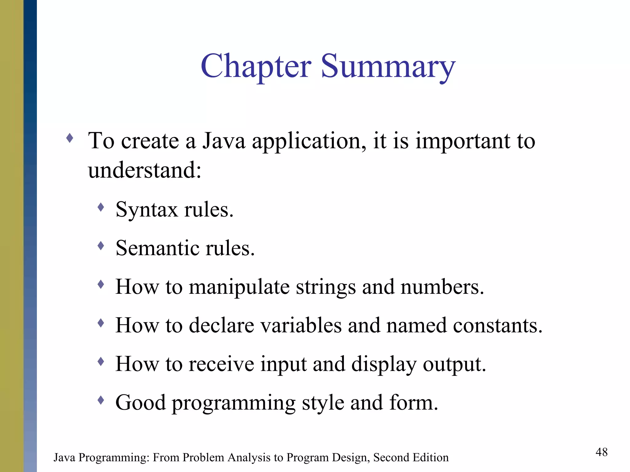 Basic Elements of Java | PPT