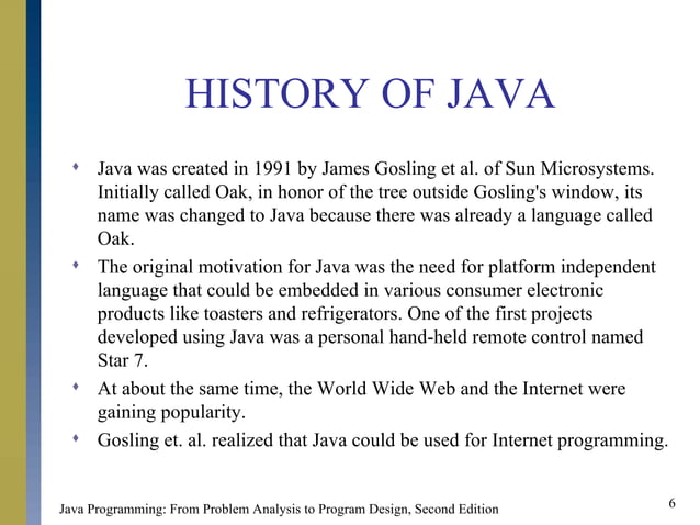 Basic Elements of Java | PPT