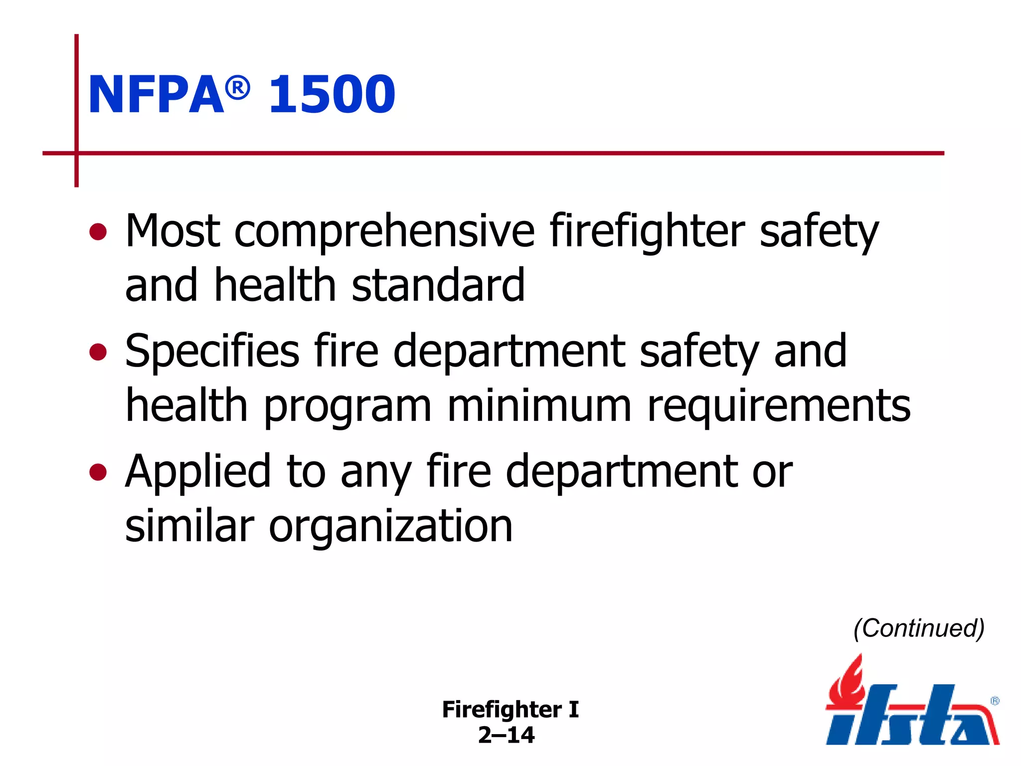 Chapter 02: Firefighter Safety and Health | PPT