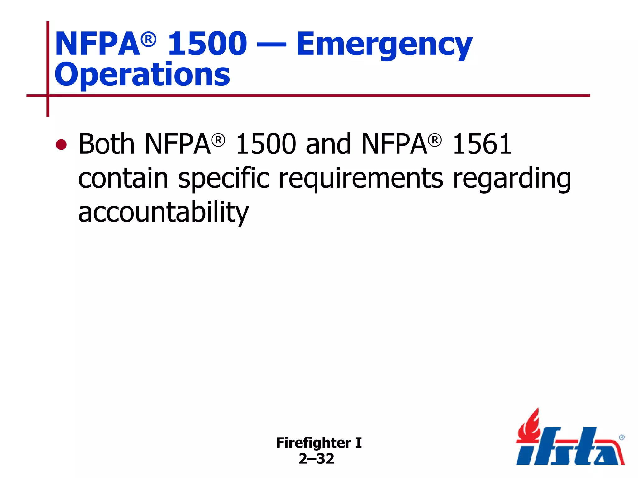 Chapter 02: Firefighter Safety and Health | PPT