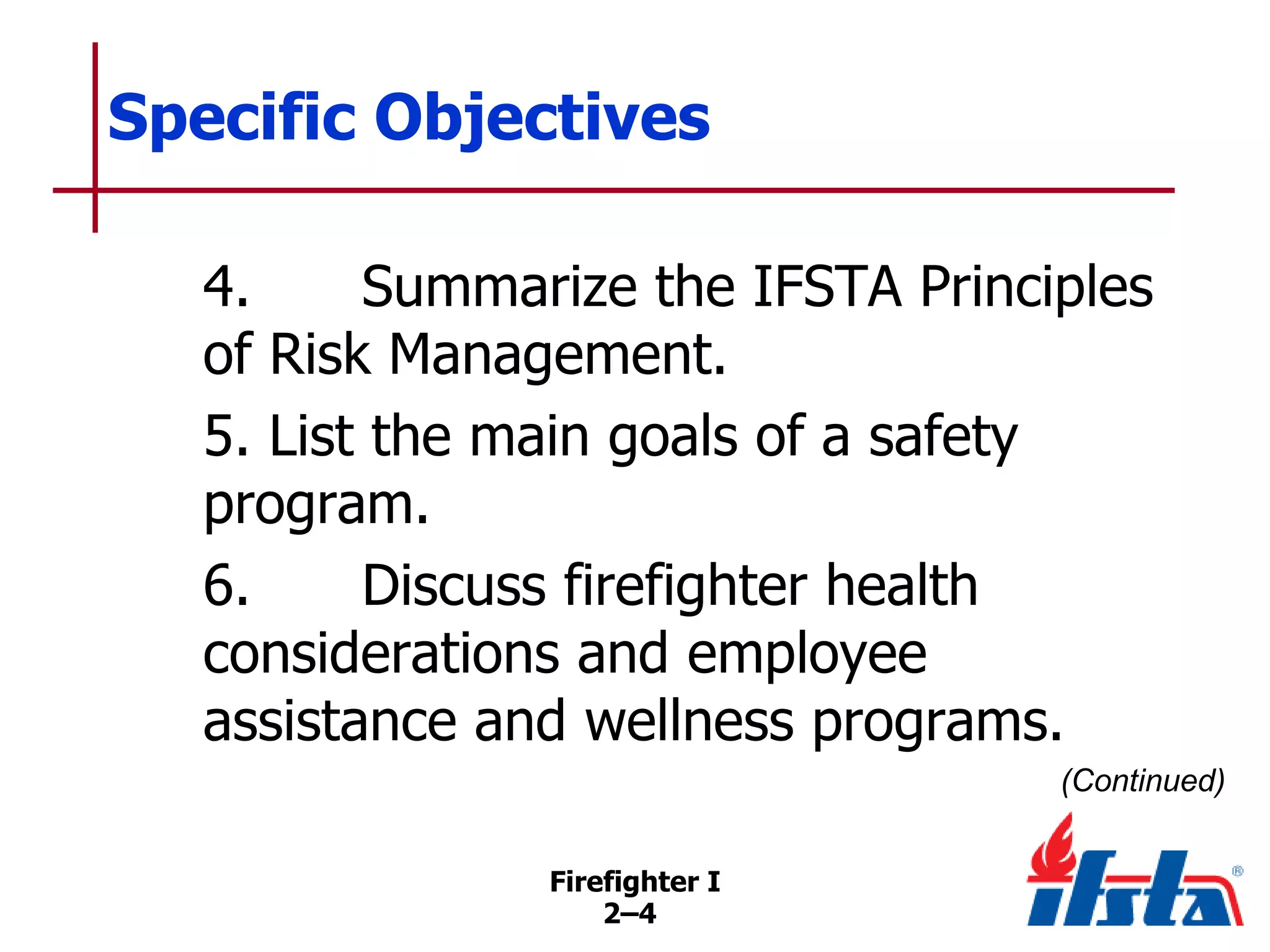 Chapter 02: Firefighter Safety and Health | PPT