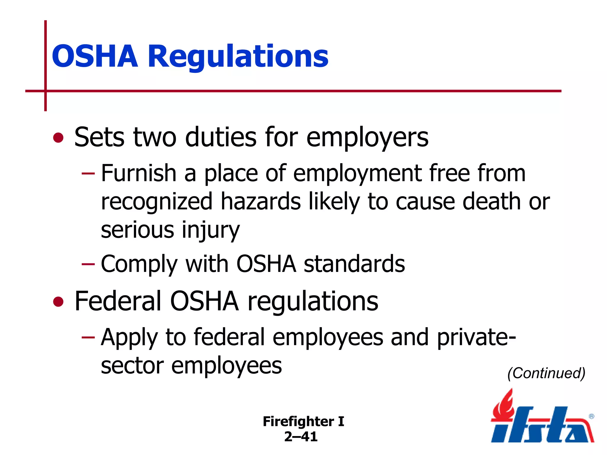 Chapter 02: Firefighter Safety and Health | PPT