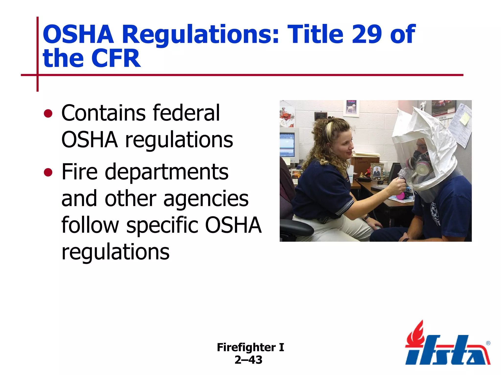 Chapter 02: Firefighter Safety and Health | PPT