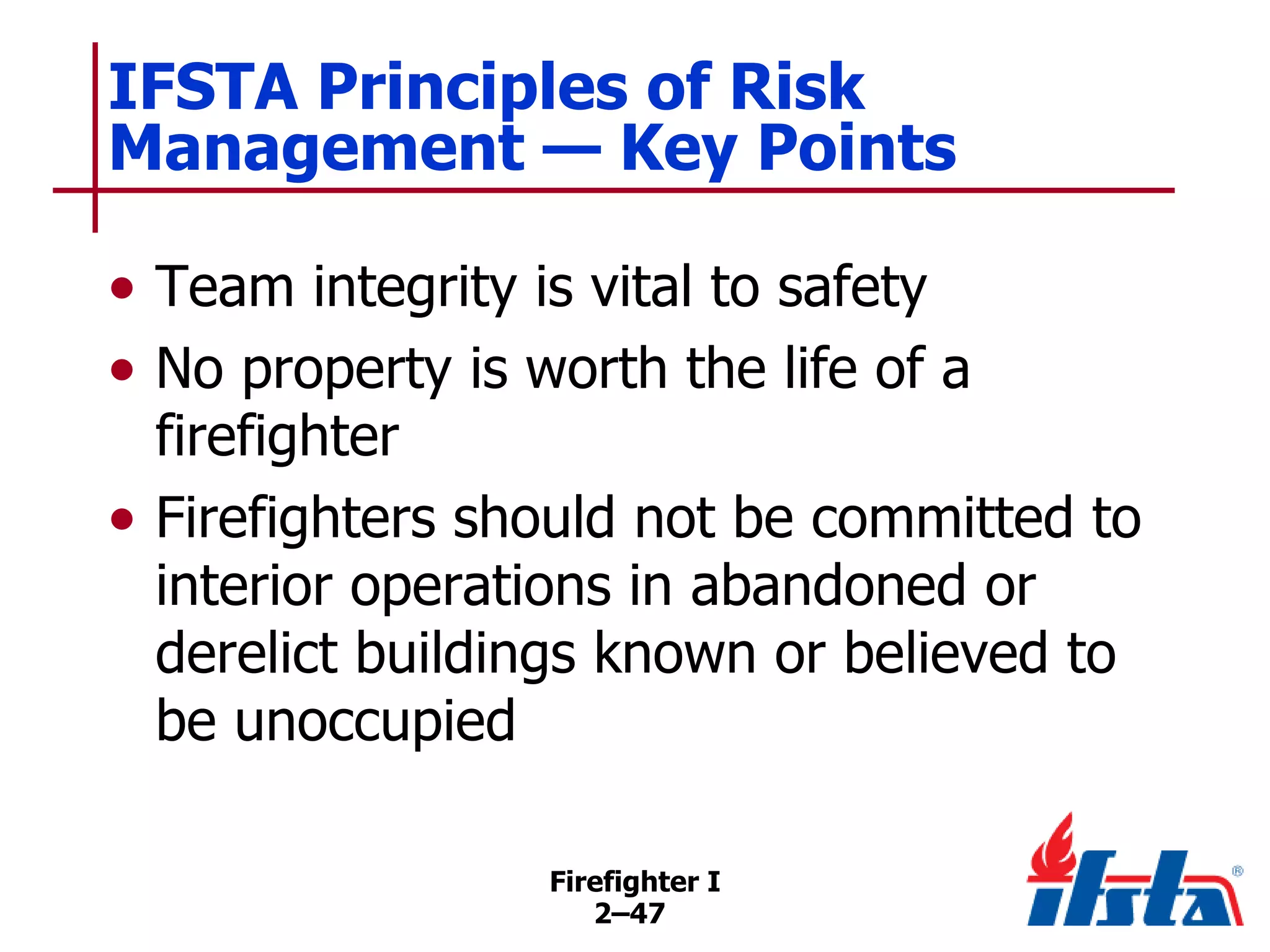 Chapter 02: Firefighter Safety and Health | PPT
