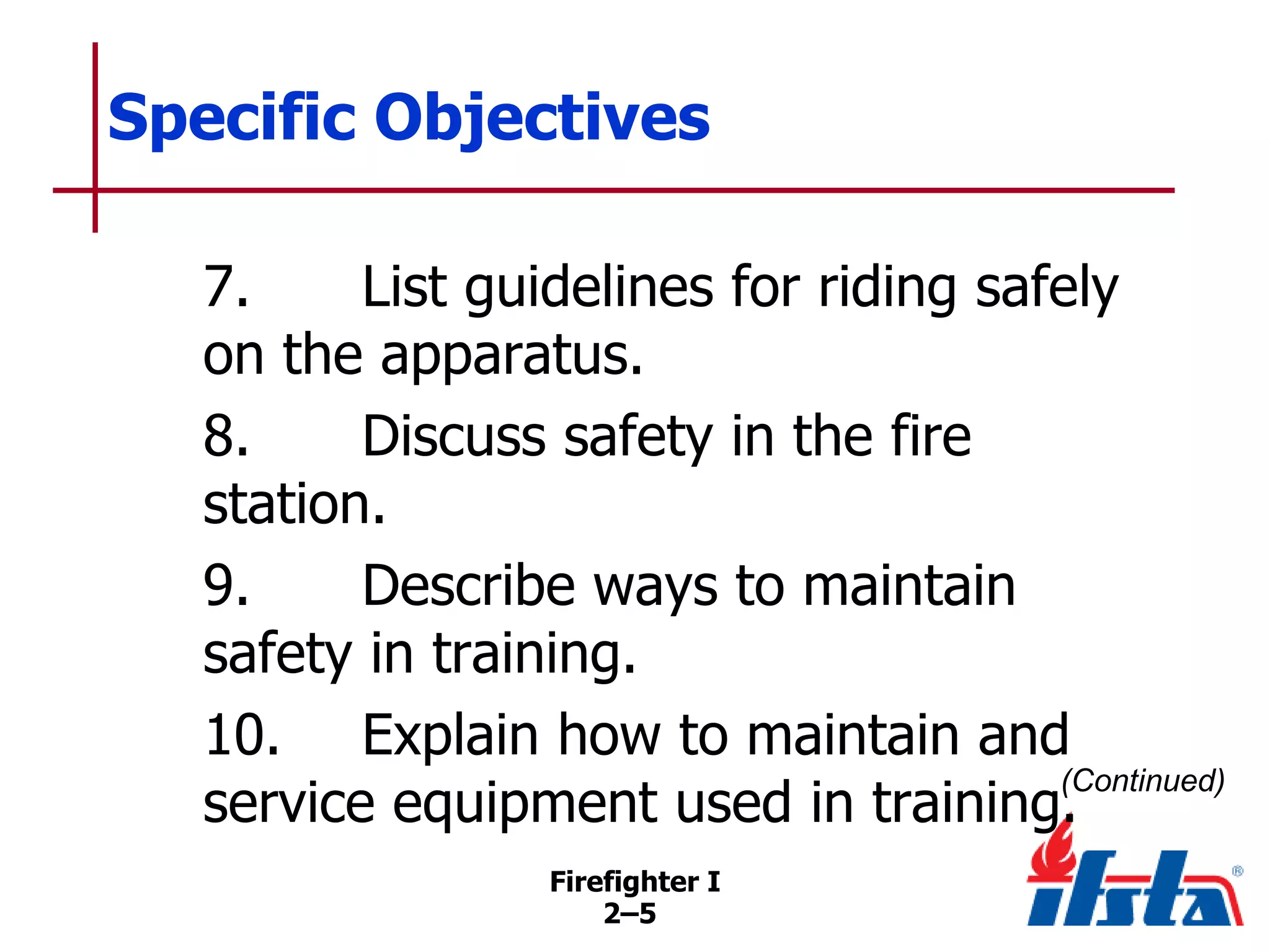 Chapter 02: Firefighter Safety and Health | PPT