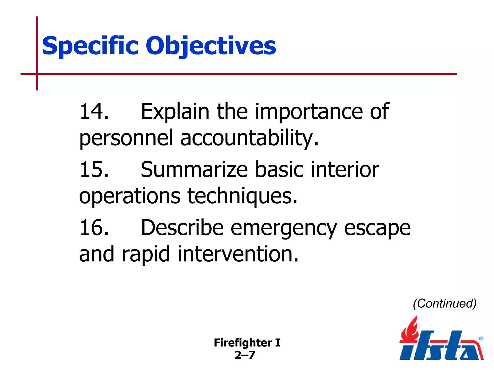 Chapter 02: Firefighter Safety and Health | PPT