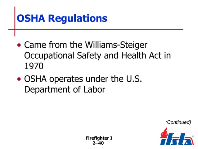 Chapter 02: Firefighter Safety and Health | PPT