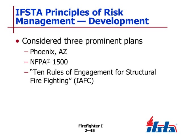 Chapter 02: Firefighter Safety and Health | PPT