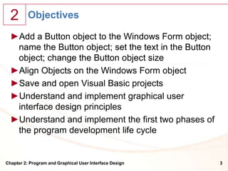 Chapter 02 - Program and Grapahical User Interface | PPTX