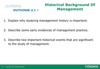 Chapter 2: Management History | PPT