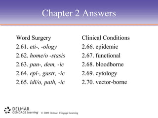 Medical Terminology Chapter 02 | PPT