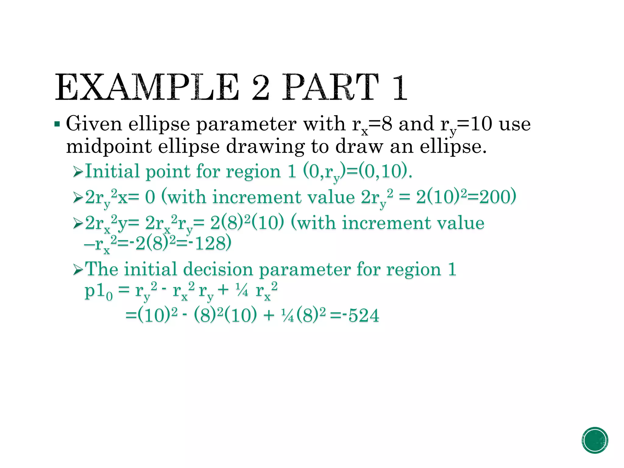 Computer Graphics - lines, Circles and ellipse | PPTX