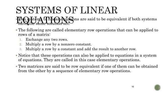 Operations Research - Simplex Method Introduction | PPTX