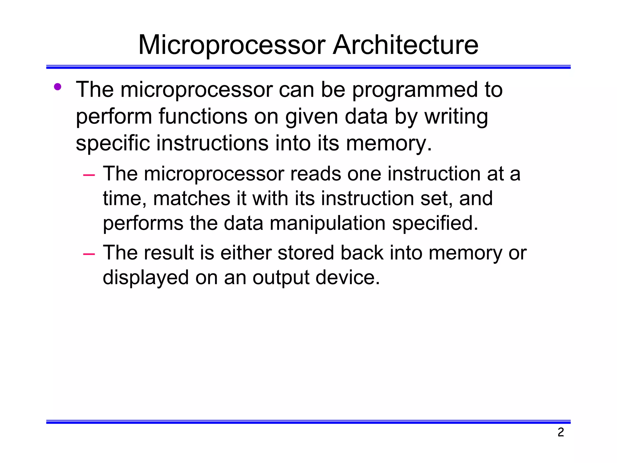 Chapter 2 8085 Microprocessor Architecture And Microcomputer Systems Pdf Operating Systems
