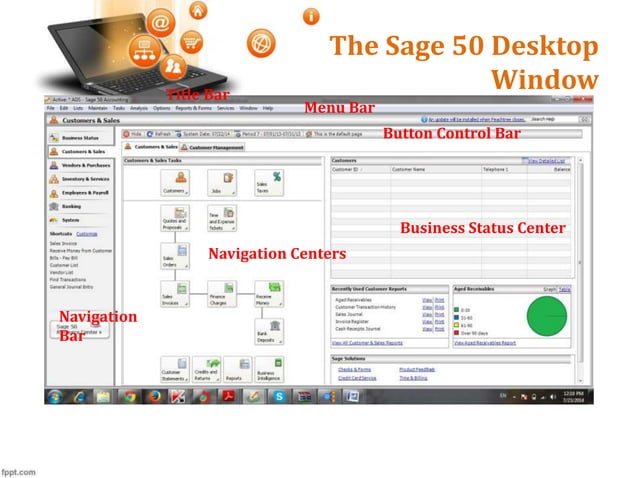 GETTING ACQUAINTED WITH SAGE 50 | PPTX | Operating Systems | Computer ...