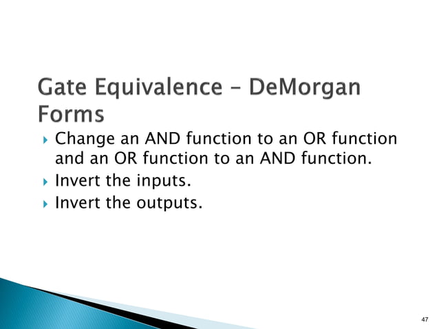 Chapter 02 Logic Functions and Gates | PPT