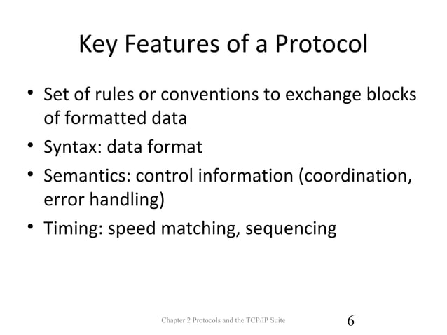 Protocol And The Tcpip Suite Chapter 02 Ppt Computer Networking Computing