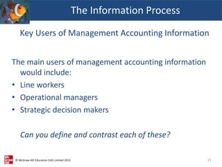 Chapter02.ppt/Management Accounting & Information | PPT