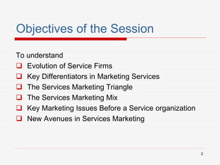 The nature of service marketing Chapter 02.ppt