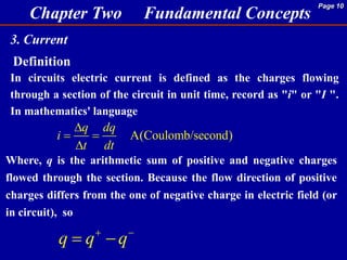 Fundamental concepts of electrical engineering | PPT