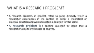 Chapter 2: Defining The Research Problem.pptx