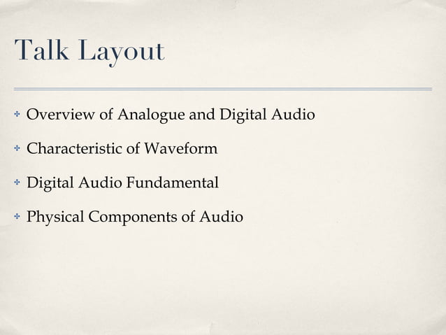 Chapter 02 audio recording - part i | PPT | Digital Audio | Computer Software and Applications