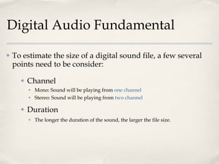 Chapter 02 audio recording - part i | PPT | Digital Audio | Computer ...