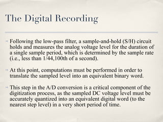 Chapter 02 audio recording - part ii | PPT