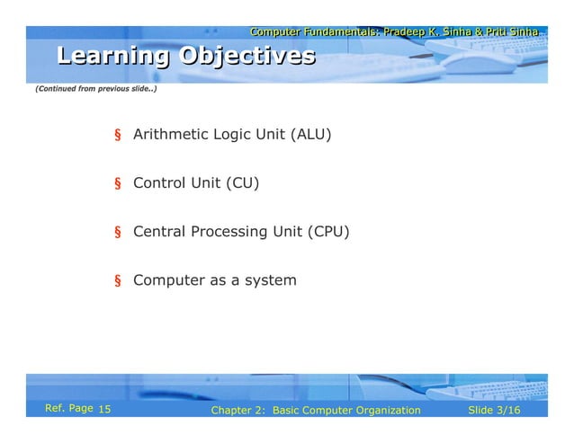 Chapter02 basic computer organization | PDF